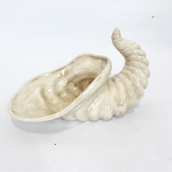 Holiday | Vintage Ceramic Cornucopia Horn Of Plenty Thanksgiving ...